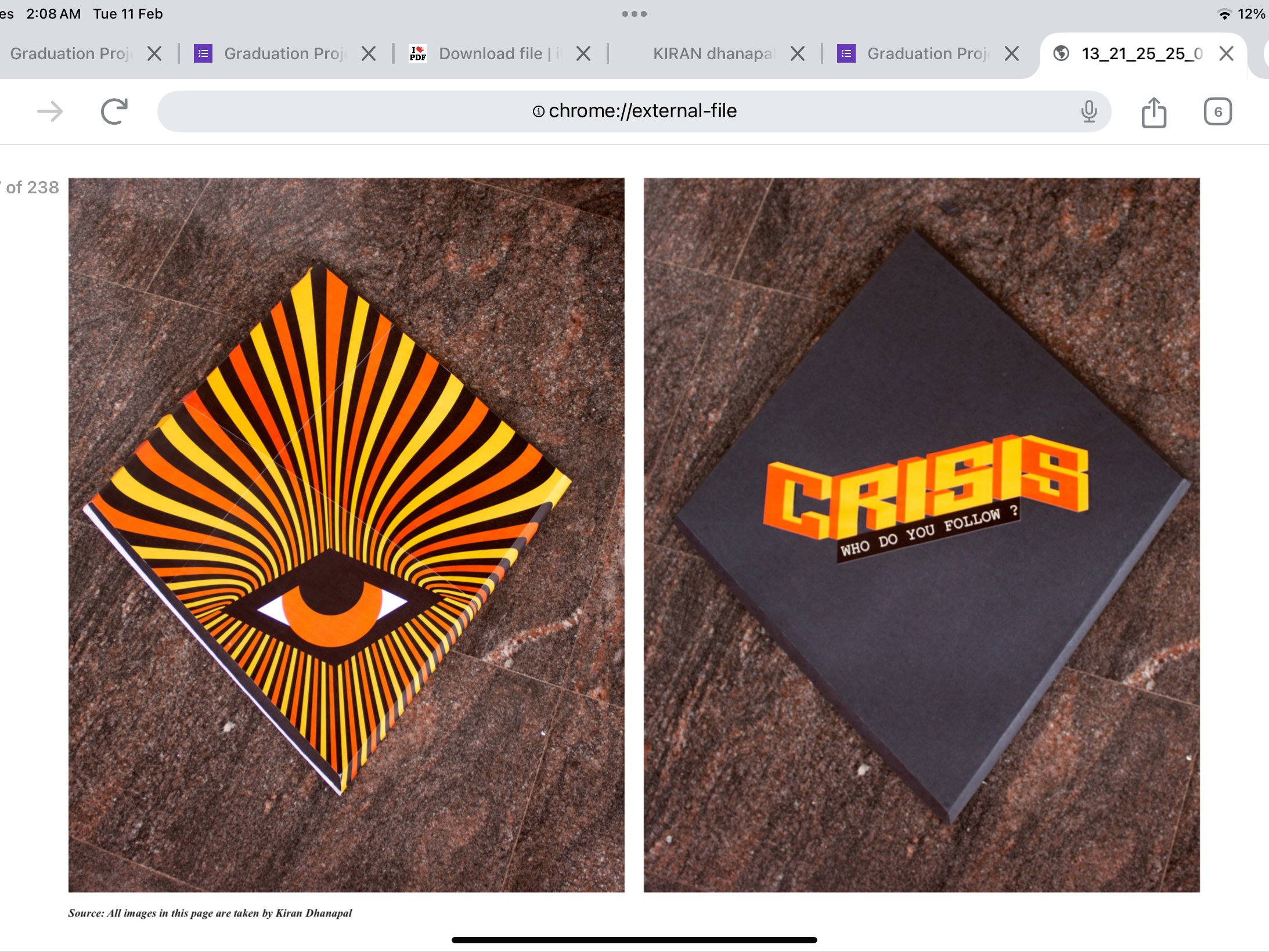 NID AP Student Portfolios